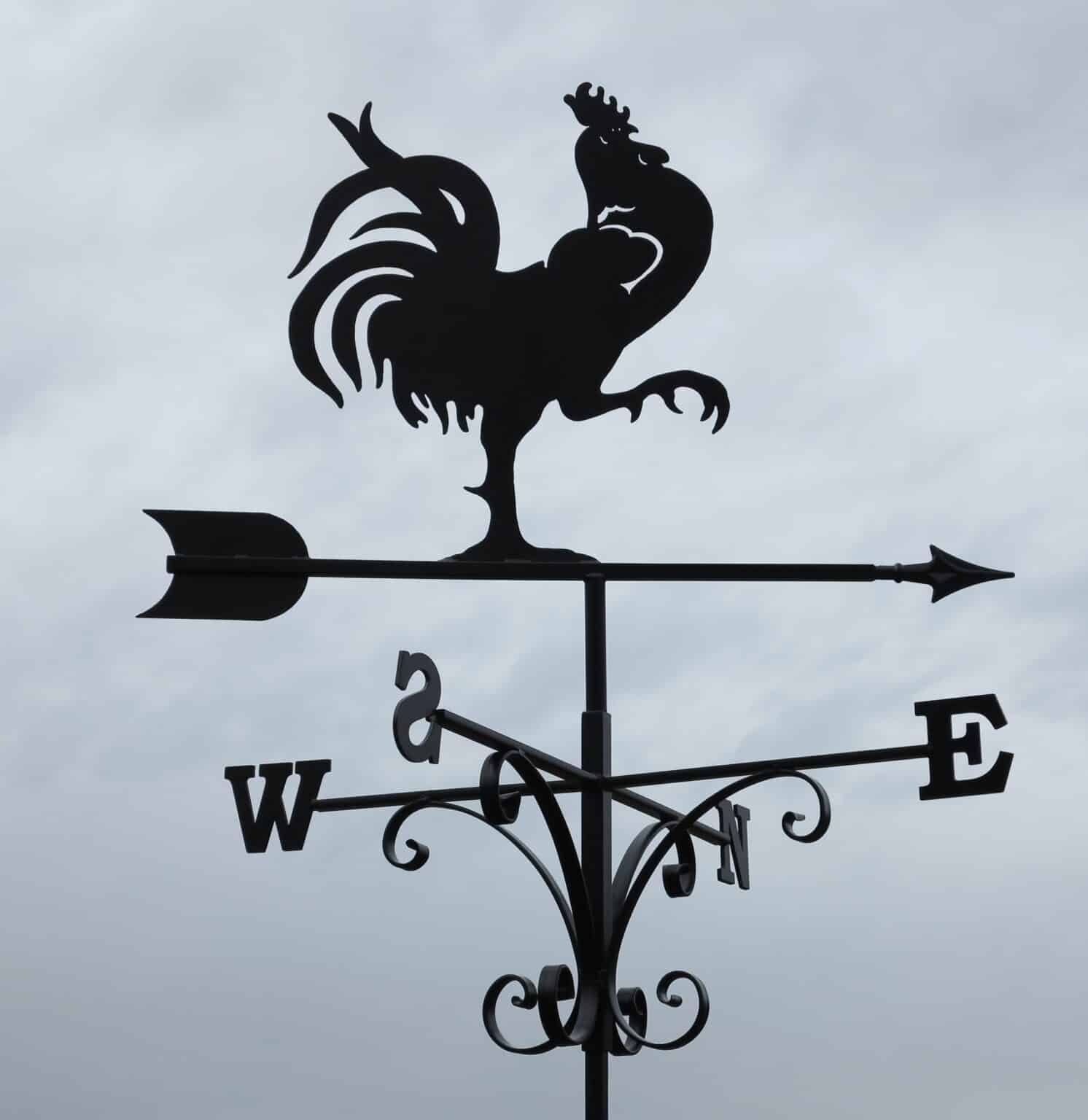 Old English Cockerel Weathervane - Black Forge Art