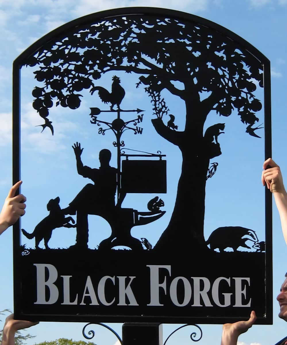 Metal Village & Town Signs | Black Forge Art